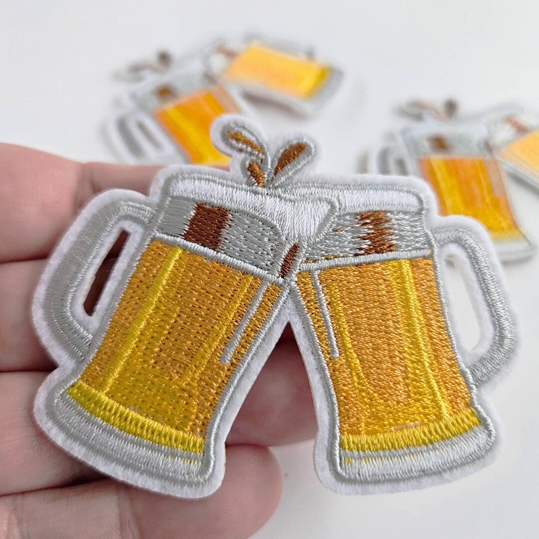 Beer Patch, Beer Mug Patch, Alcohol Alcoholic Drink Applique - Men Man ...