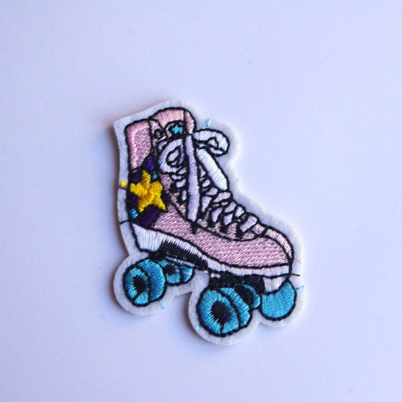 Roller Derby Patch Roller Skate Iron on Patch Skating Embroidered Applique Sport Patches 5 Cm - Etsy