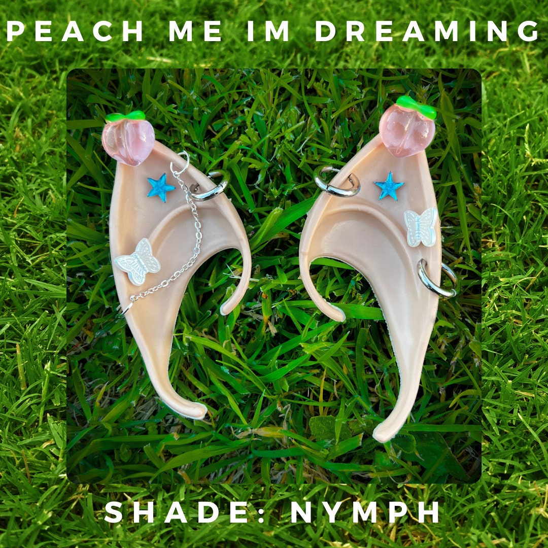 Peach Me I'm Dreaming Elf Ears: Nymph - Etsy
