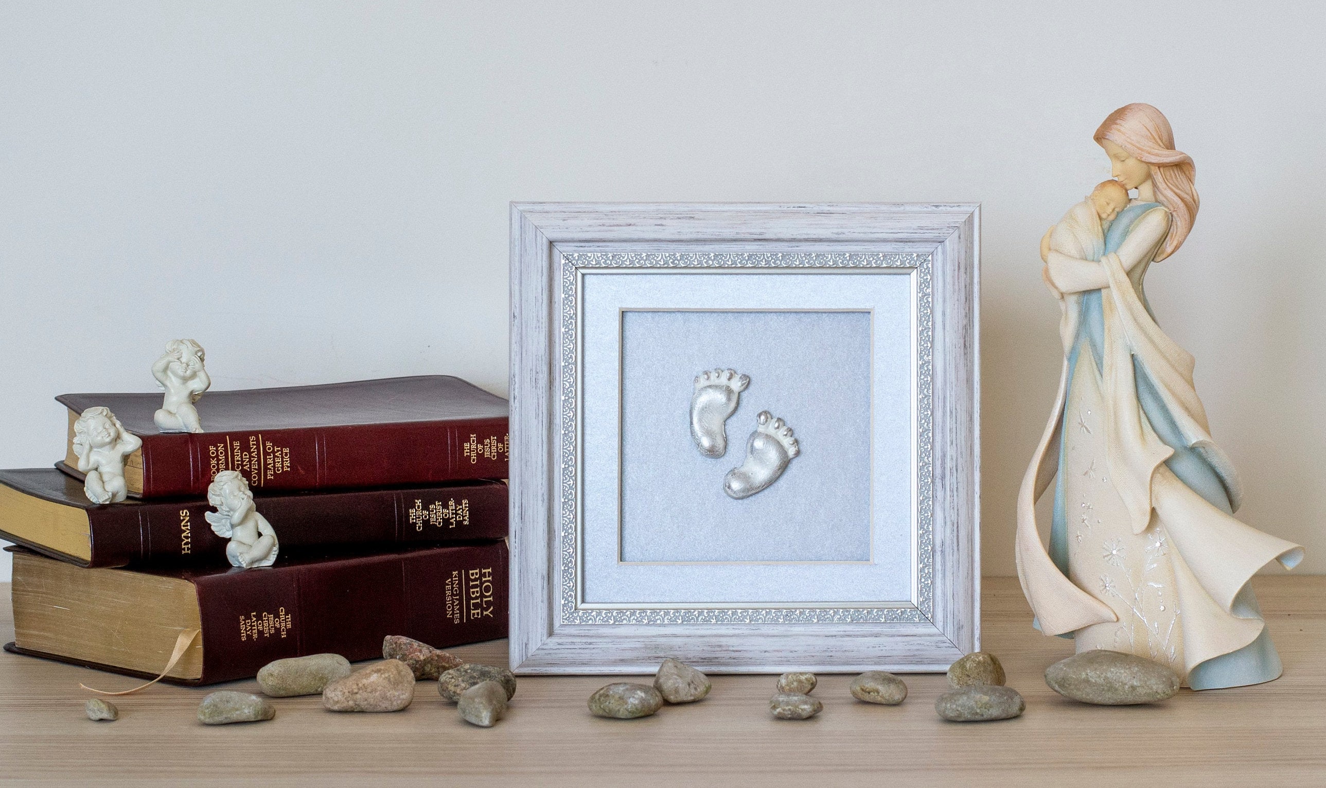Baby Foot Art Clipart Frame Nursery Gift - Etsy