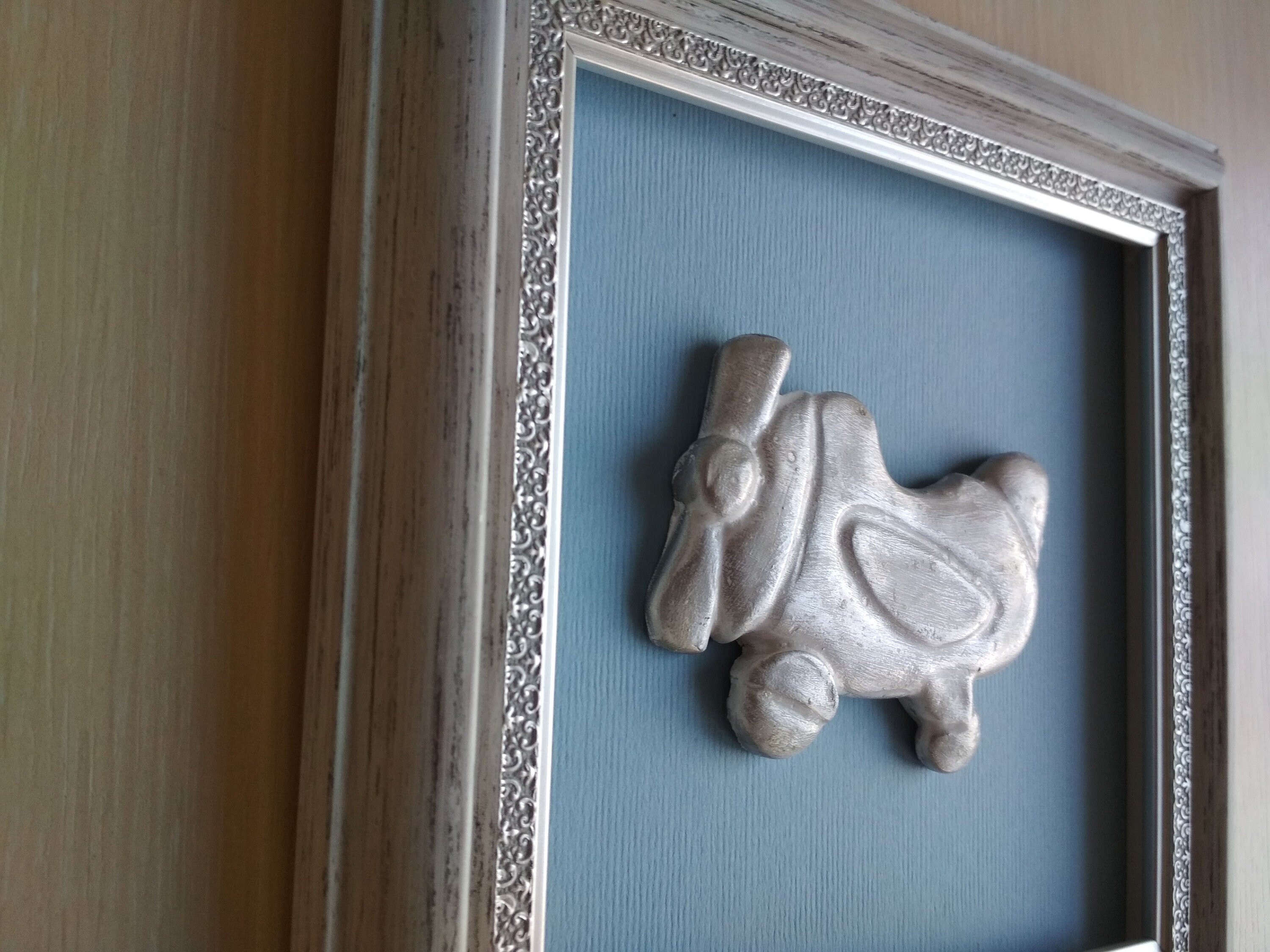 Airplane Picture Blue Framed Nursery Art - Etsy