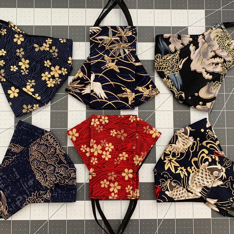 Kimono Face Mask - Etsy