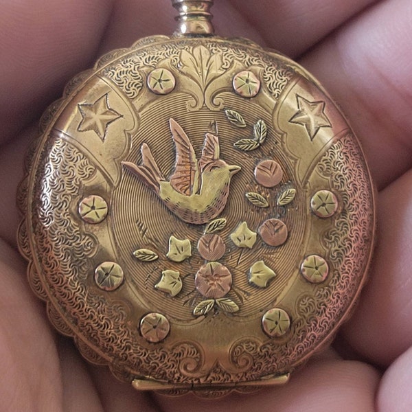 Gold Watch With Flowers - Etsy