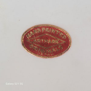 Vintage Artmark Originals Wall Pocket Girl With Red Bow Made in Japan ...
