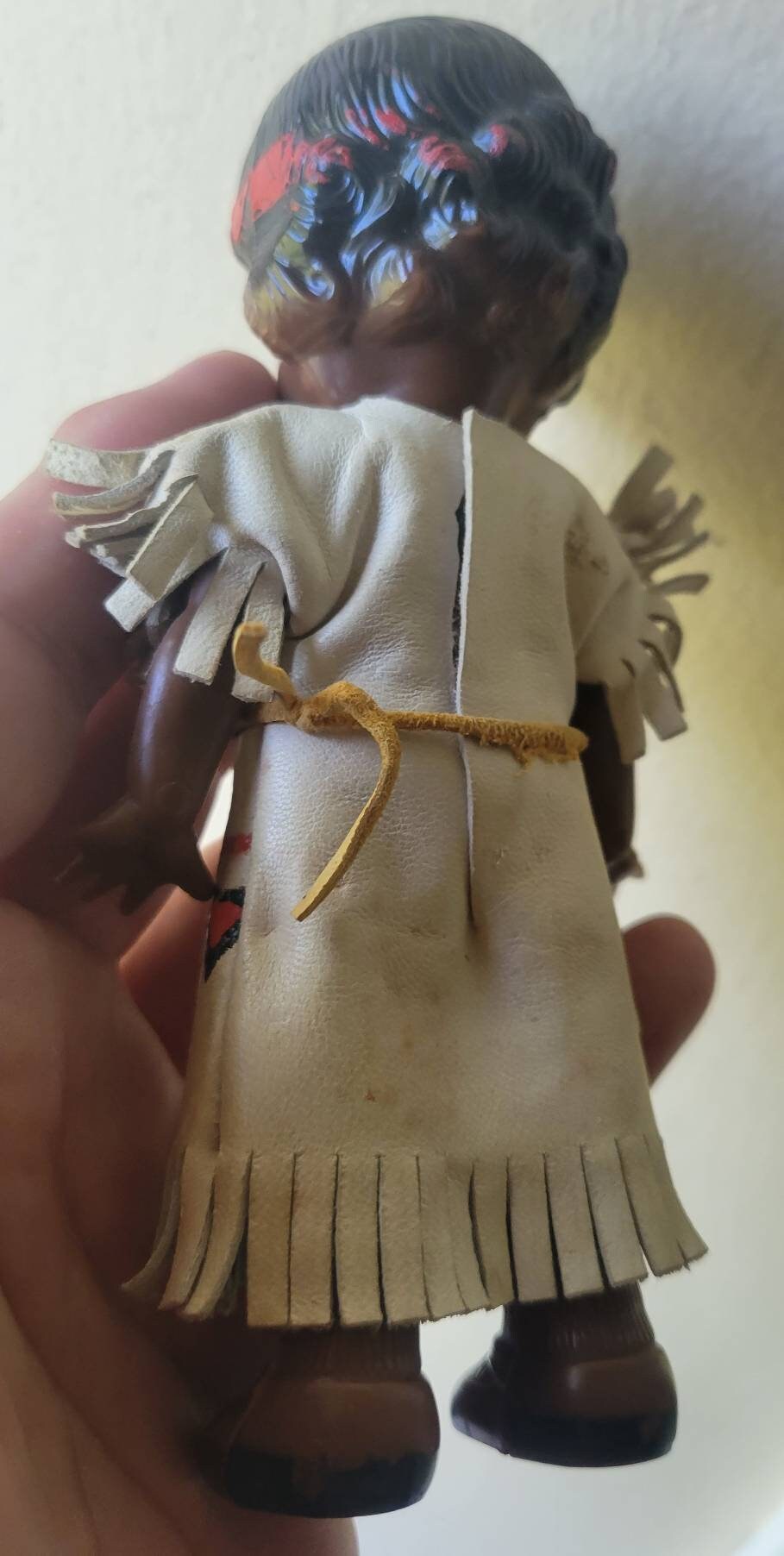 Vintage Knickerbocker Indian Girl Doll With Original Native American ...