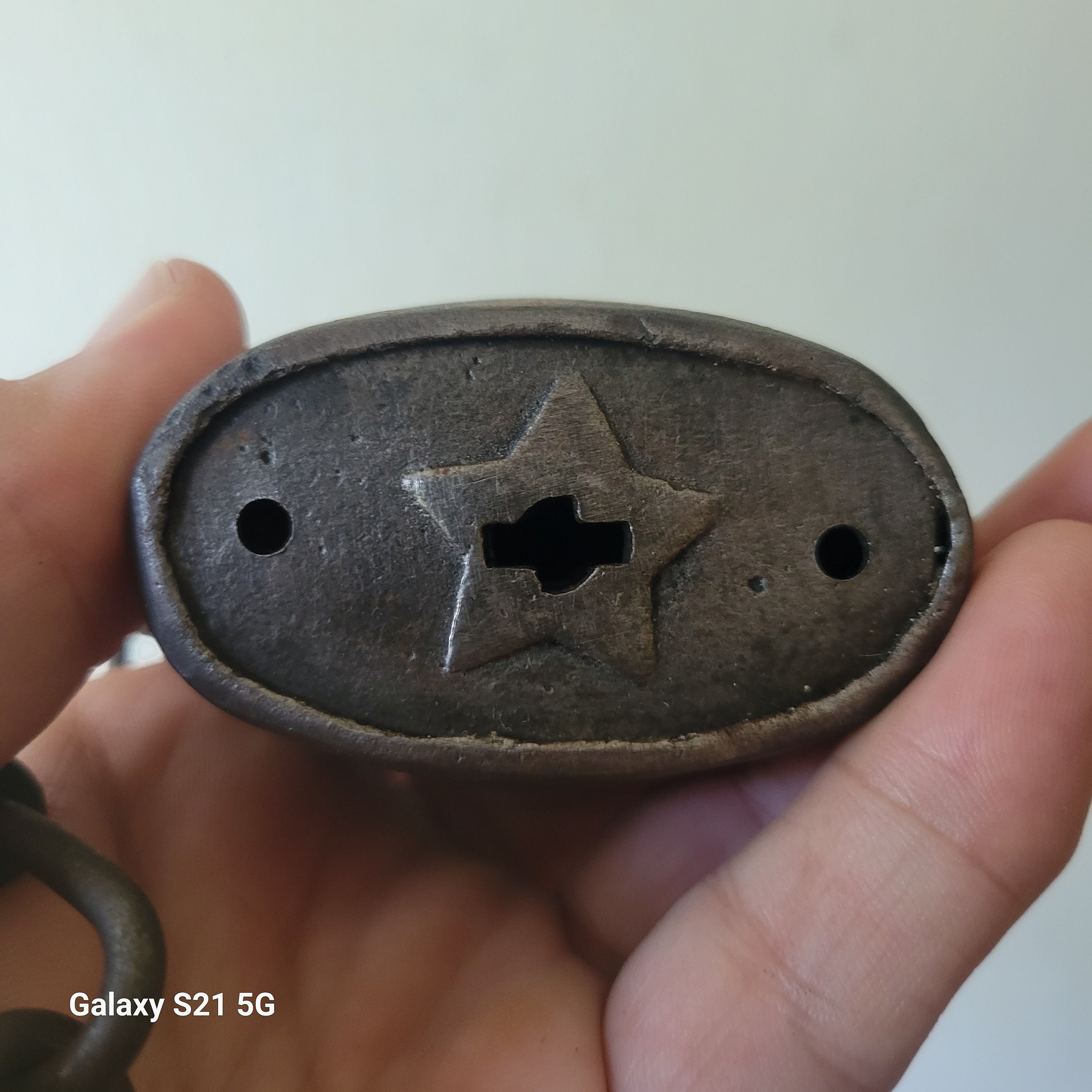 Antique Star Lock Prison Jail Padlock With Key 1800s Rare Works Great ...