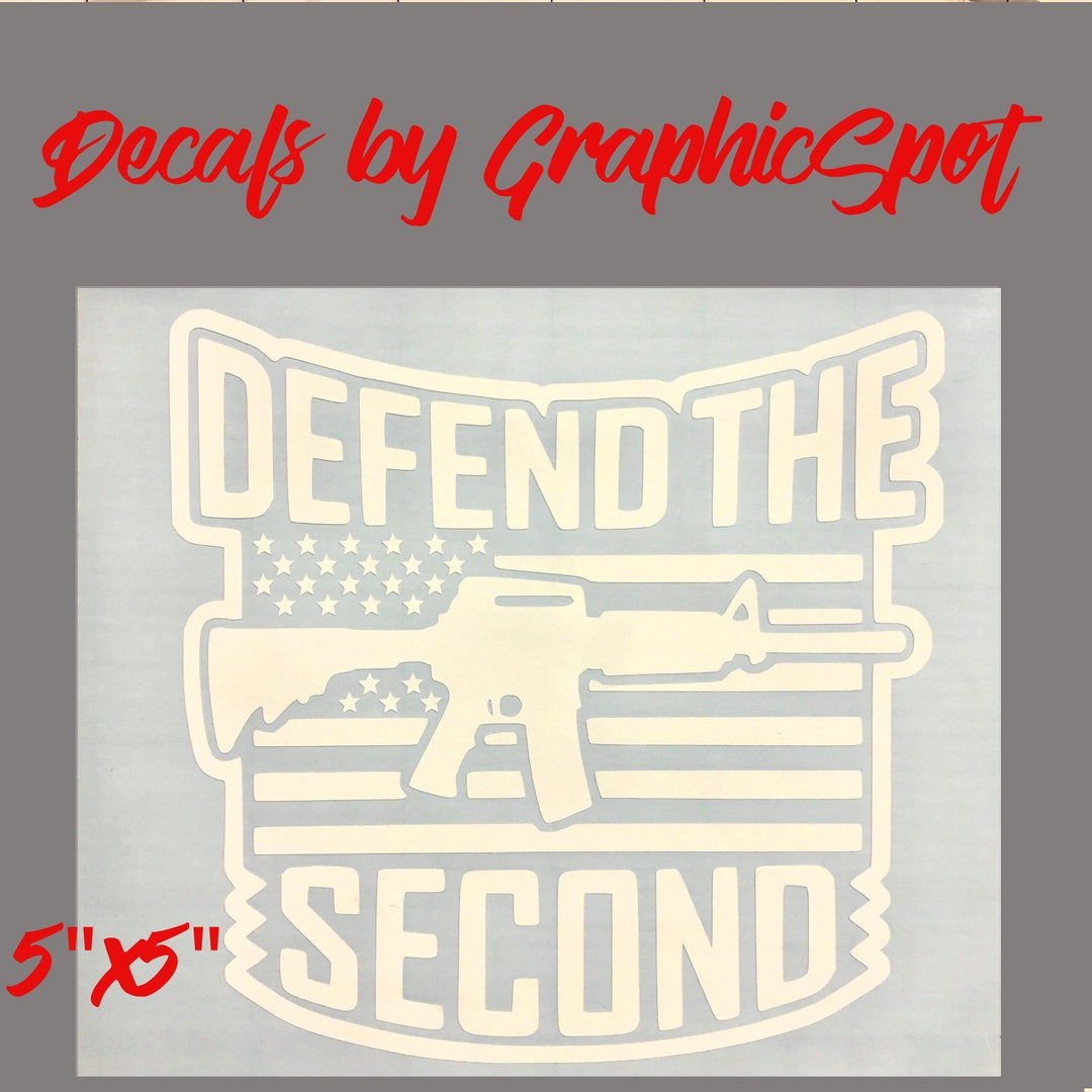 Defend the Second Amendment Decal (2 Pack) - Etsy