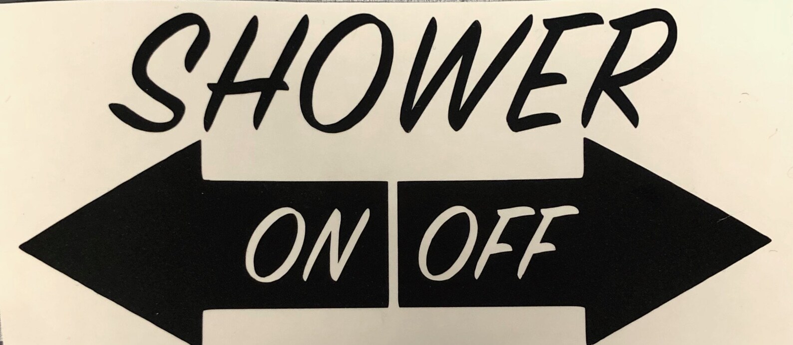 Shower Faucet Hot & Cold Decals Vinyl Decals - Etsy