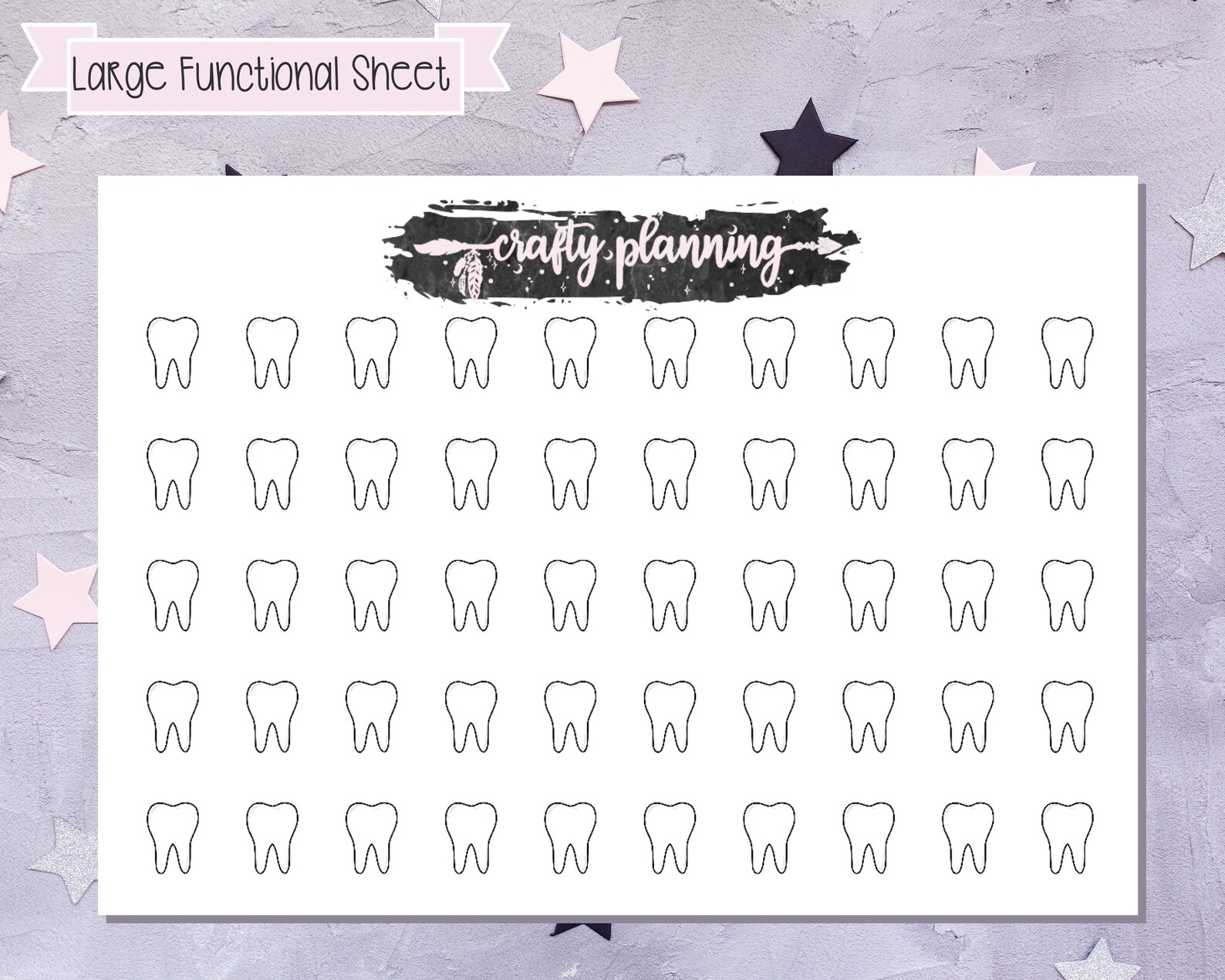 Dentist Stickers, Dental Appointment, Dentist Reminder, Teeth Stickers ...