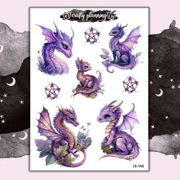 Mythical Stickers - Etsy