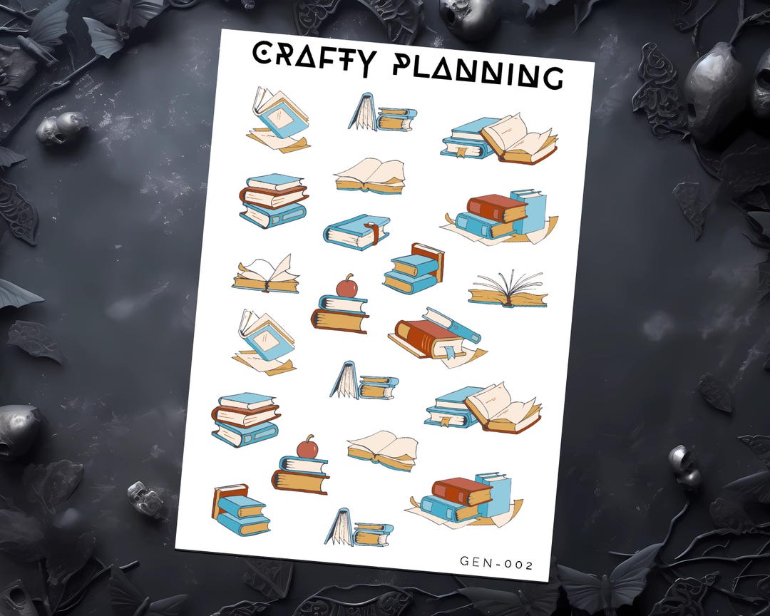 Books Stickers, Studying Stickers, Reading Stickers, Book Club Stickers ...