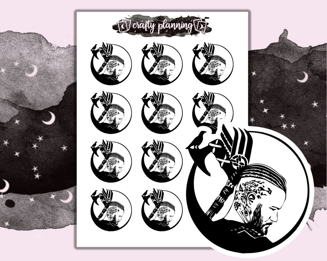 Viking Sticker Sheet Planner Stickers Witchy Stickers - Etsy