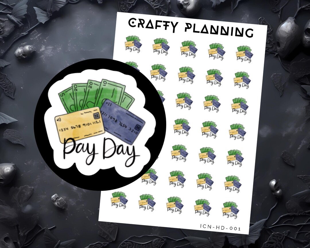 Pay Day Stickers, Work Stickers, Money Stickers, Finance Stickers ...