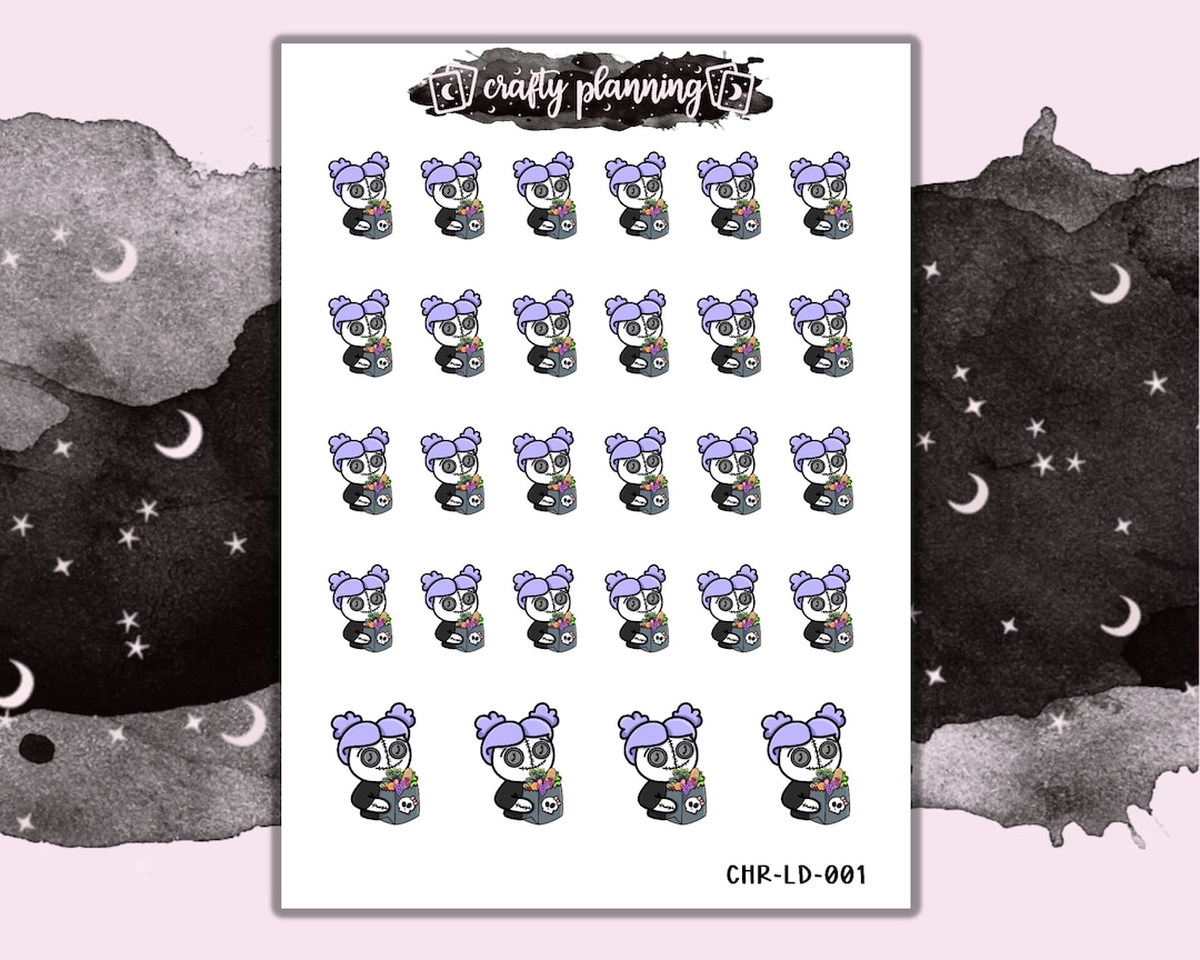 Grocery Stickers, Shopping Stickers, Food Shop, Goth Character, Goth ...