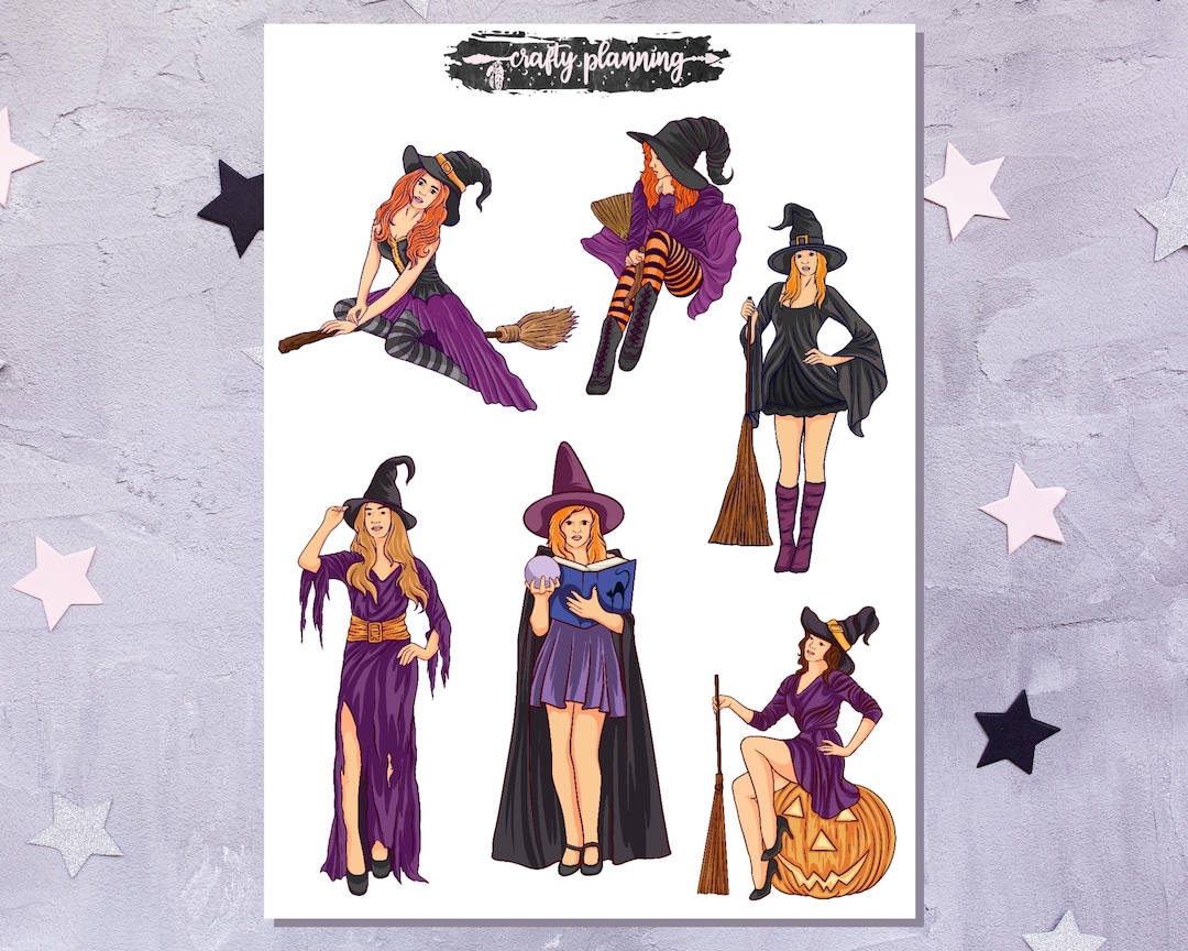 Witch Stickers Witchcraft Stickers Esoteric Stickers - Etsy
