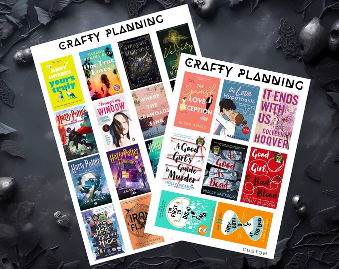 Waterproof Hand-cut Custom Book Cover Vinyl Matte Stickers for Book ...