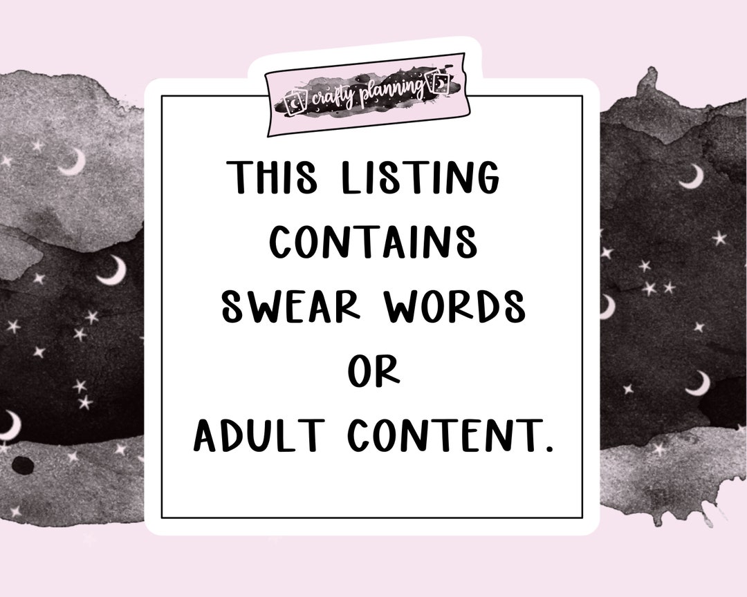 Swear Stickers,fuck It Bucket Stickers, Bad Day Stickers,mood Tracker ...