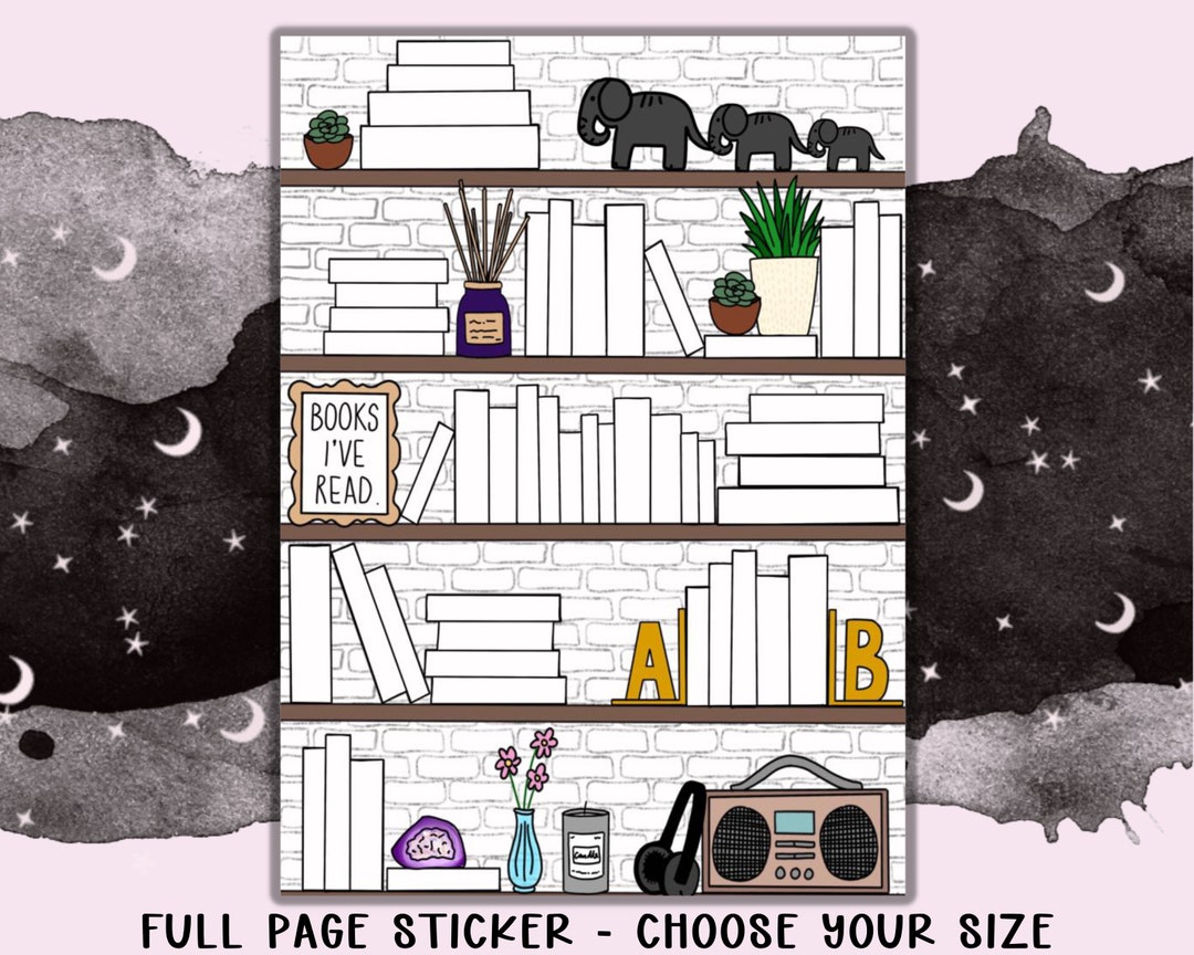 Reading Stickers, Book Stickers, Bookish, Book Tracker Stickers, Full ...