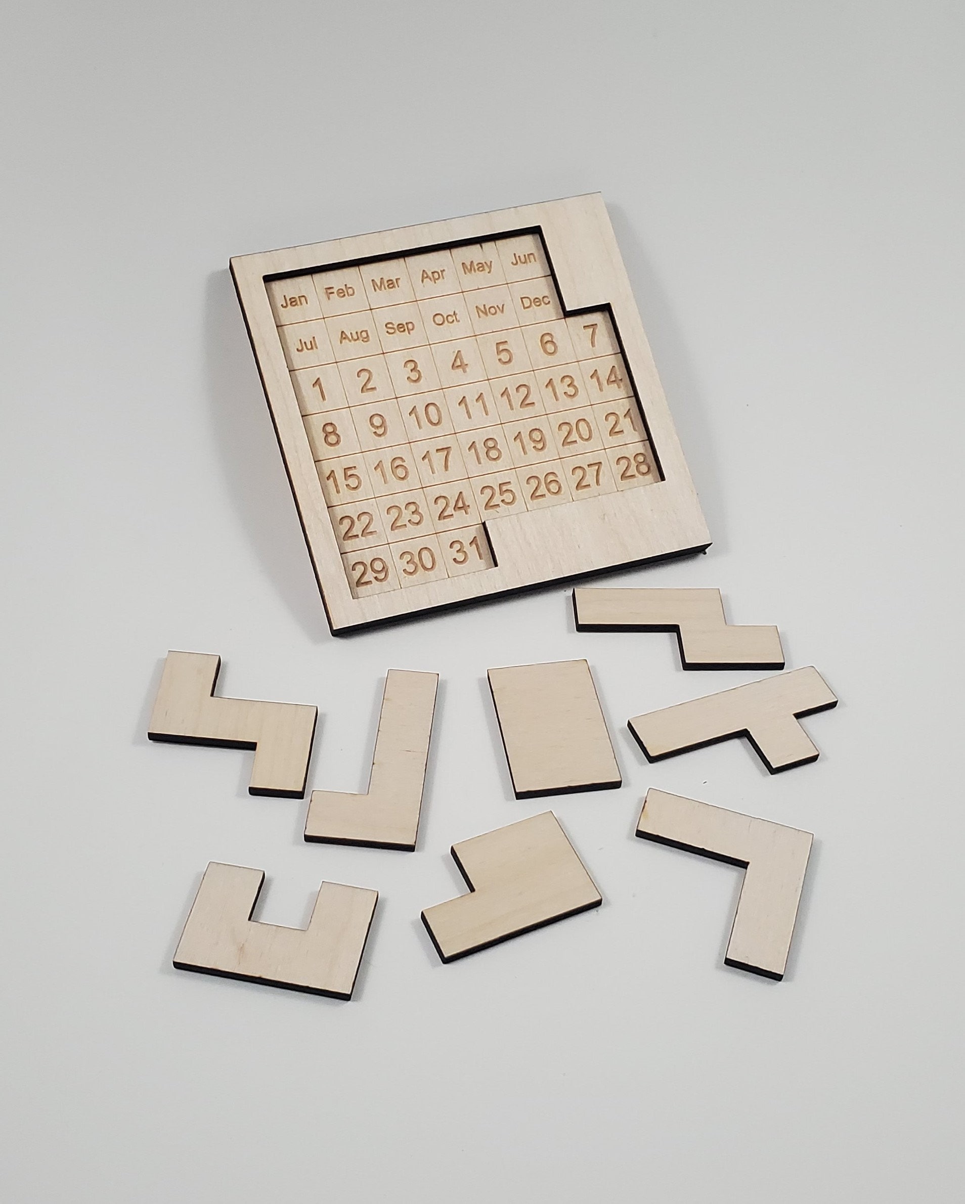 Daily Calendar Puzzle - Etsy