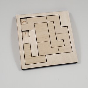 Daily Calendar Puzzle - Etsy