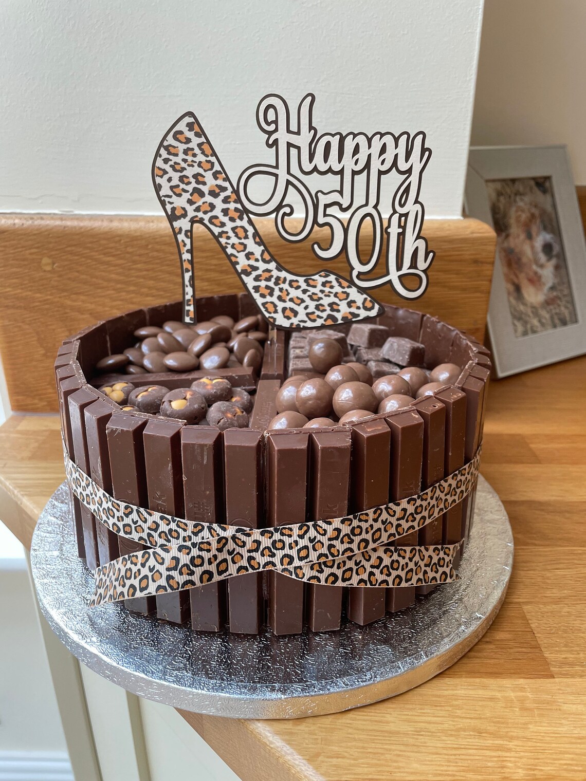 Tan/chocolate Leopard Print Shoe Cake Topper 18th 21st 30th - Etsy