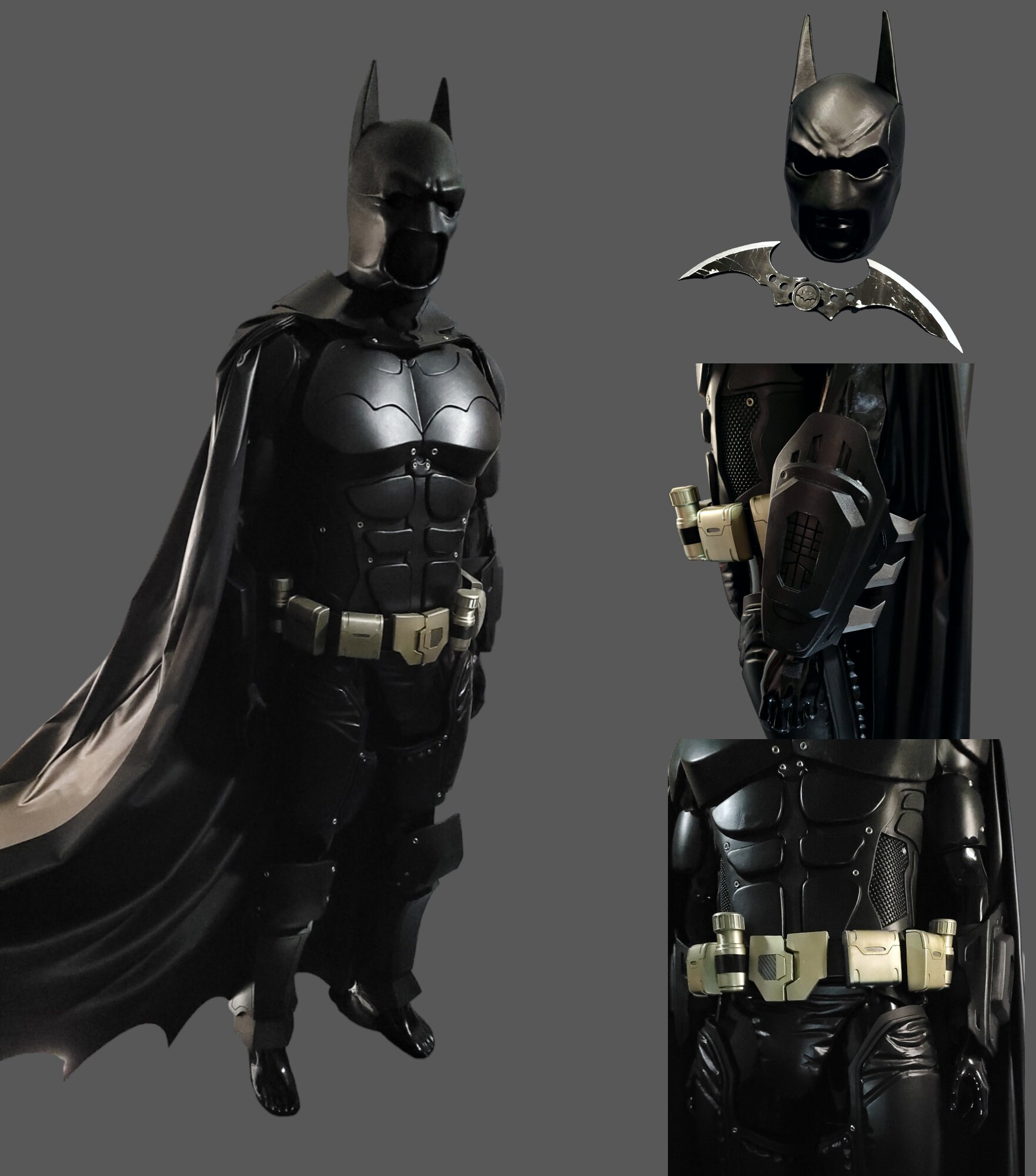 Bat Dark Costume Suit Armor - Etsy