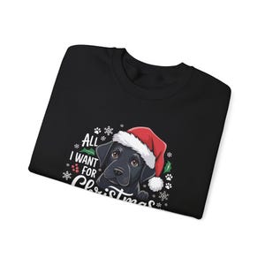 Black Labrador Christmas Jumper, All I Want for Christmas is My Black ...