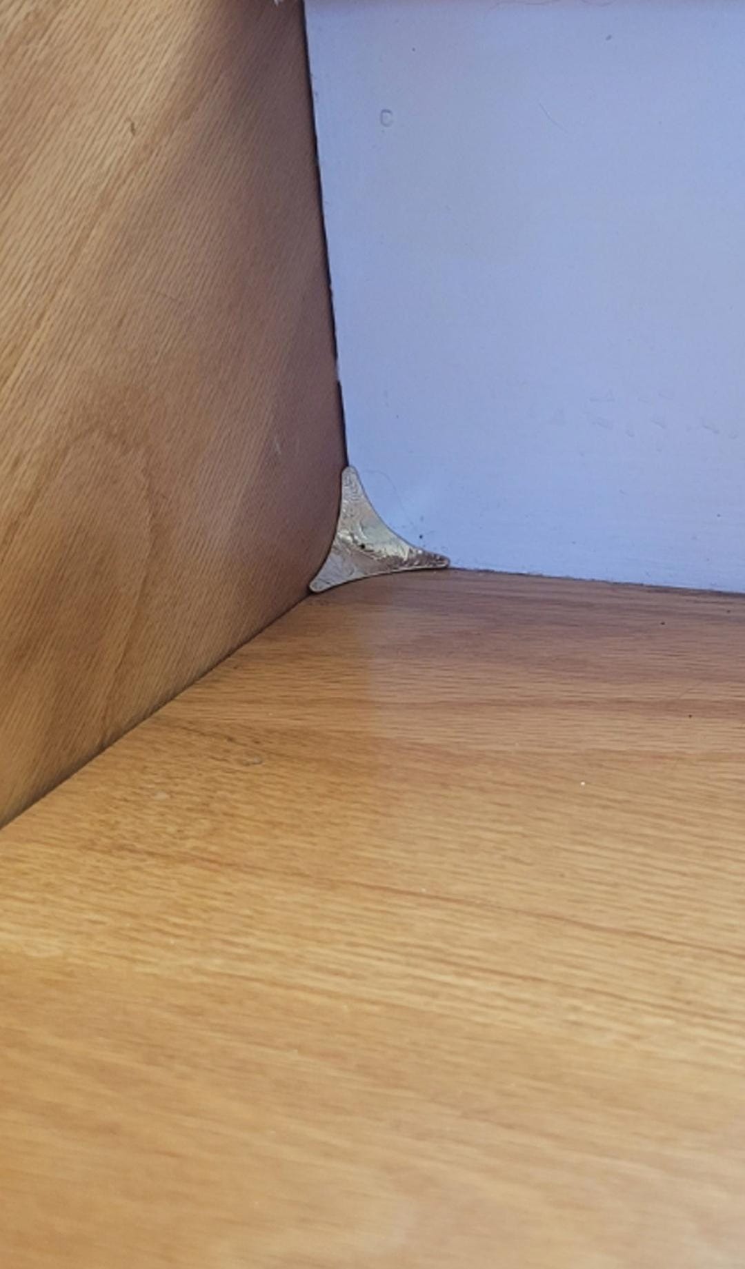 Solid Brass Corner Dust Protectors. Stair Dust Guard. Dusty Corner ...