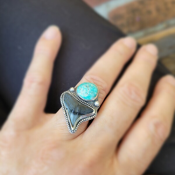 Shark Tooth Ring - Etsy