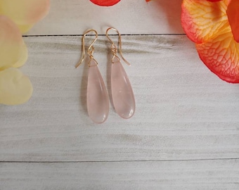 Pale Pink Earrings - Etsy