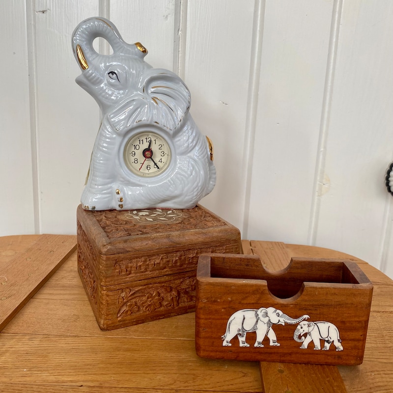 Elephant Clock - Etsy