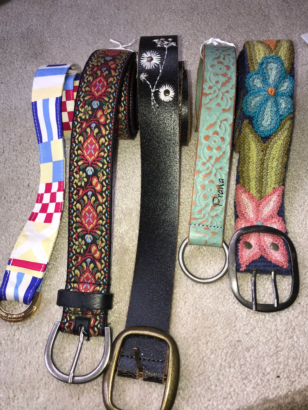 Spring Belt, Vintage Belt, Floral Belt, Colorful Belt - Etsy