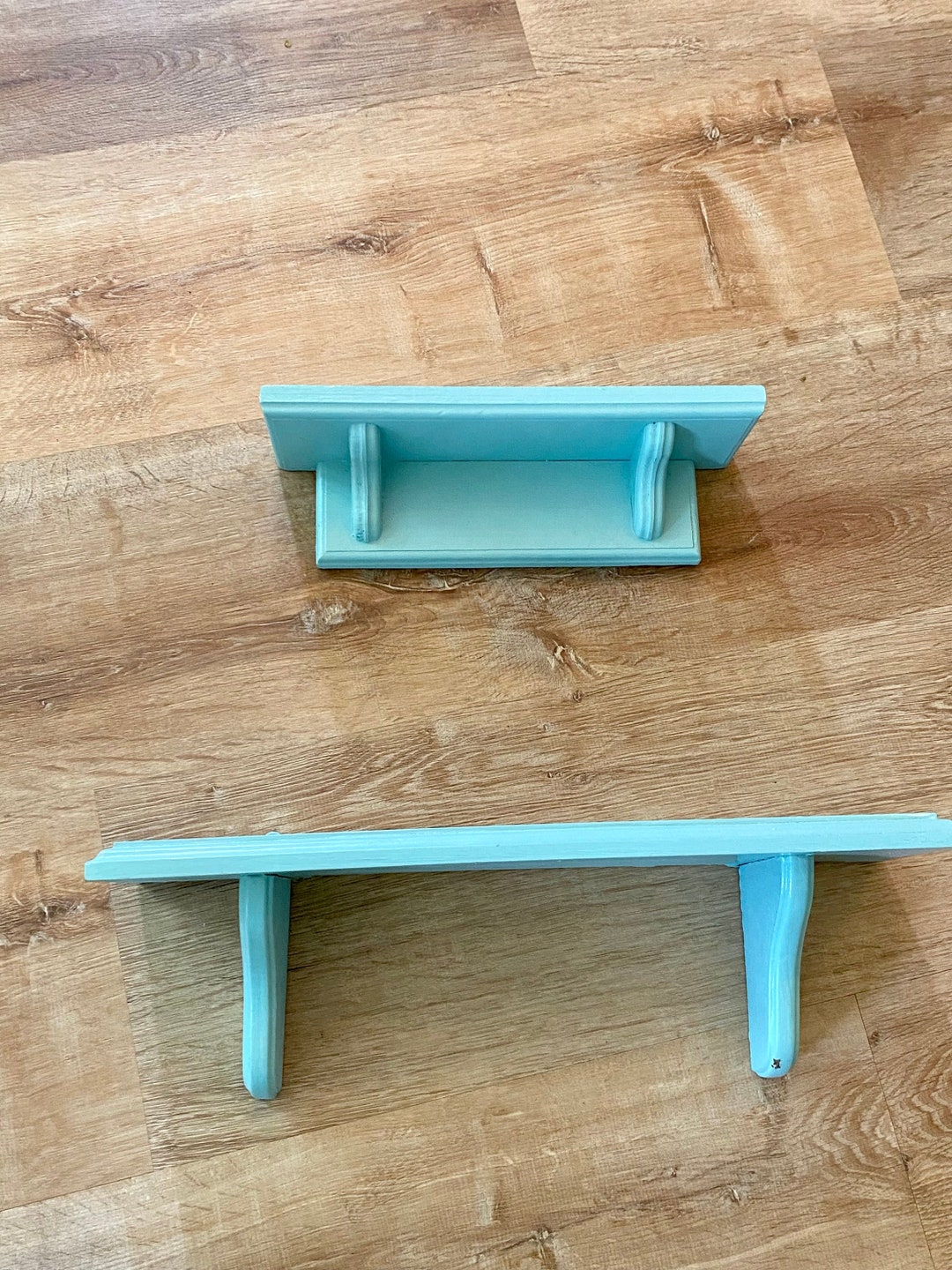 Vintage Wood Shelf, Light Blue Shelf. Robins Egg Blue Shelf - Etsy