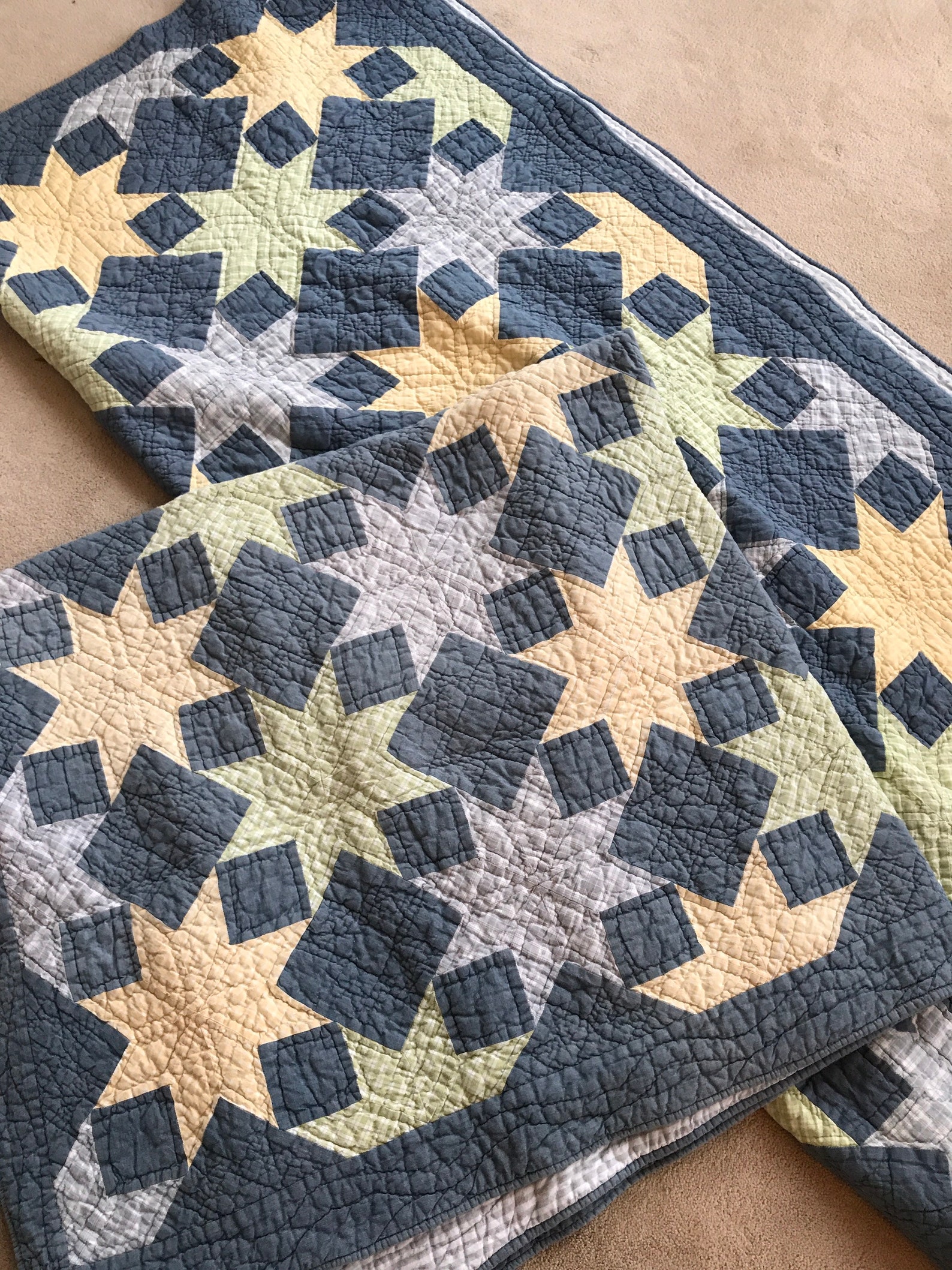 Vintage quilt vintage Ethan Allen quilt quilt coverlet | Etsy