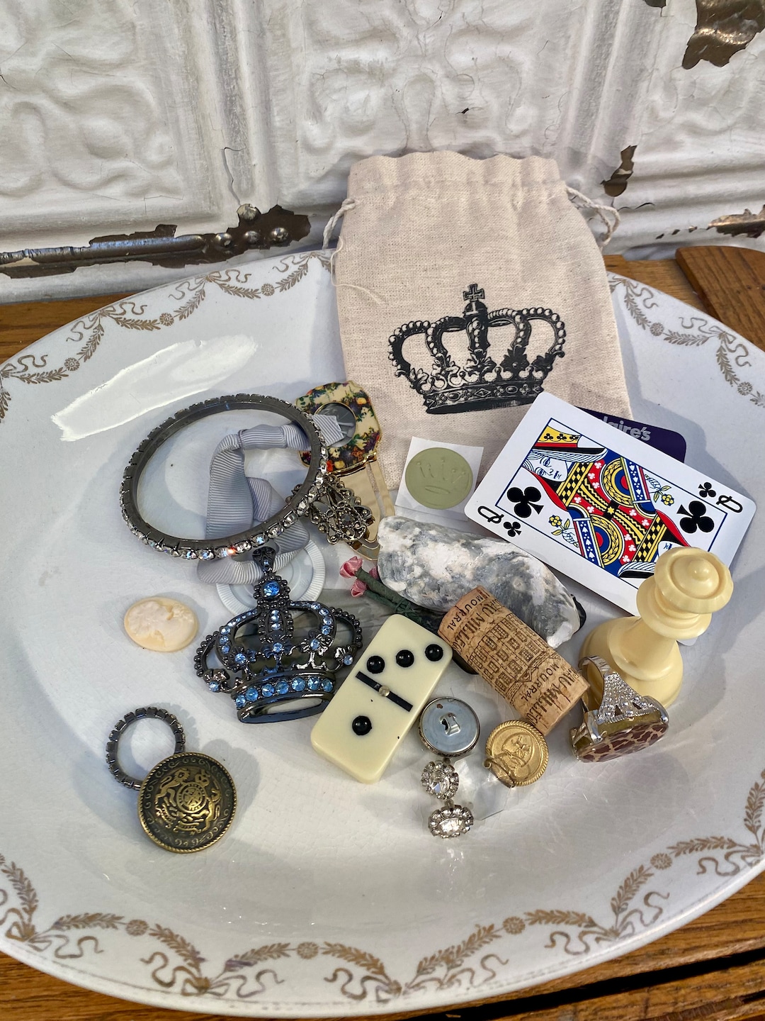 Crow Confetti, Vintage Treasure Hunt, Vintage Grab Bag, Lot Vintage ...