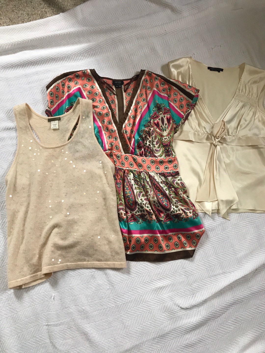 Vintage Sparkly Tops Fun Tops Vintage J Crew - Etsy