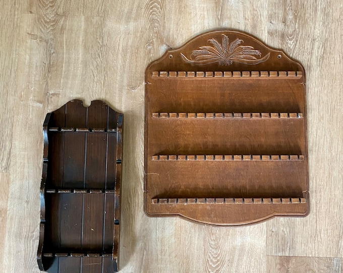 Vintage Spoon Rack, Wood Spoon Rack, Vintage Spoon Display - Etsy