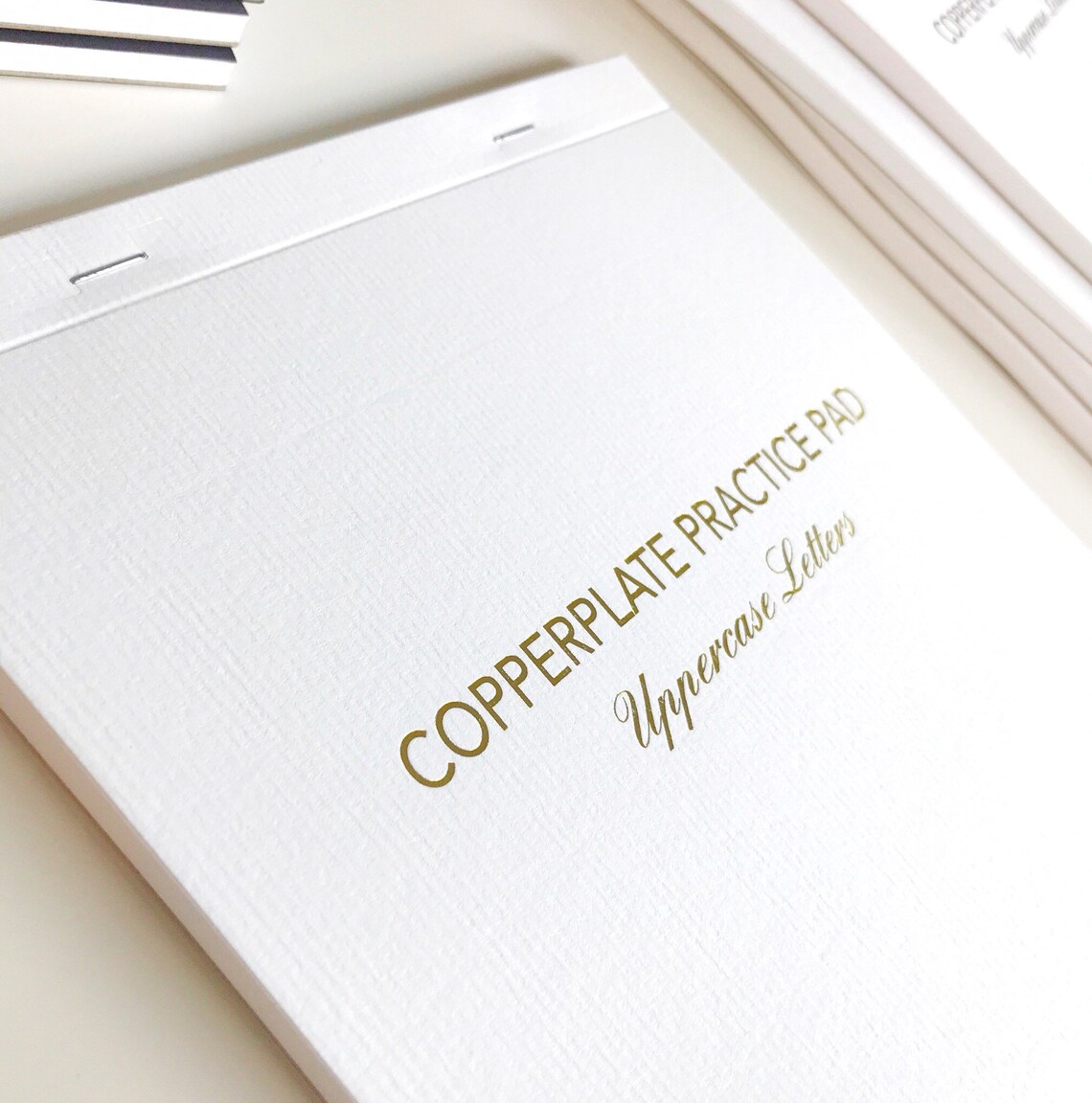 Pack of 2 Logos Calligraphy Copperplate Practice Pad Uppercase and ...