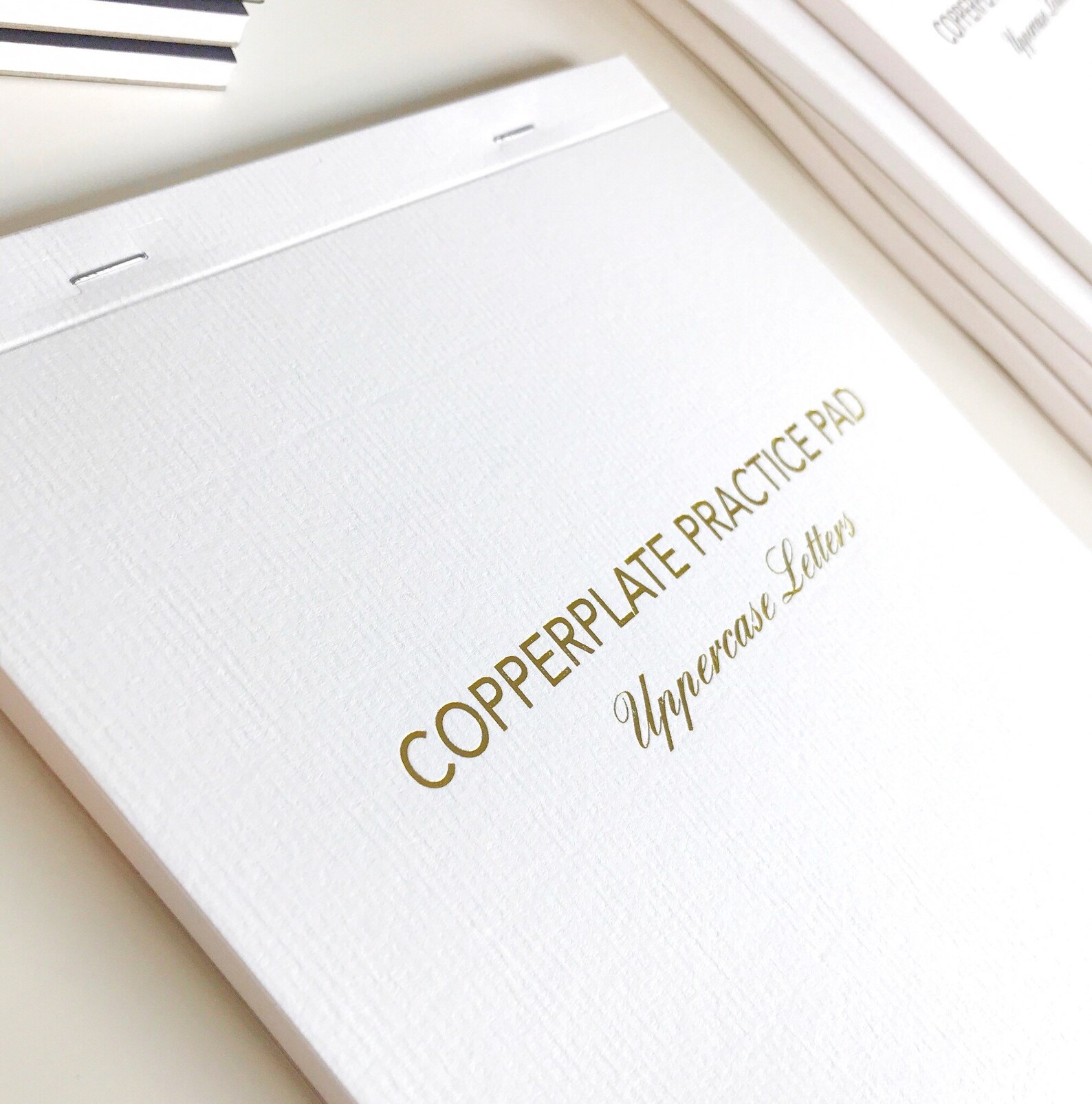 Pack of 2 Logos Calligraphy Copperplate Practice Pad Uppercase and ...