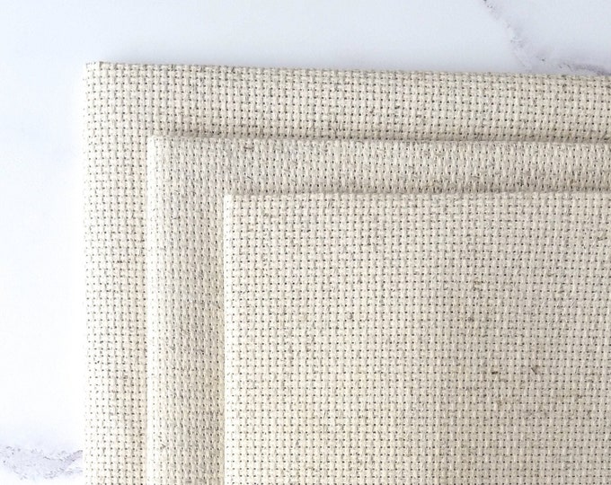 18 Count Fiddler's Cloth Lite Oatmeal Aida Fabric 15" X 18" | Cross ...