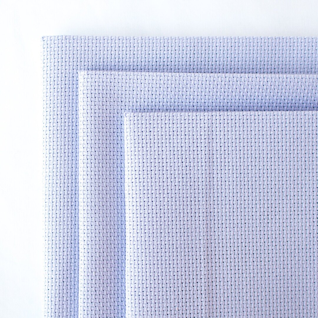 AIDA 14 Count Peaceful Purple Fabric | Cross Stitch Fabric, 14ct Soft ...
