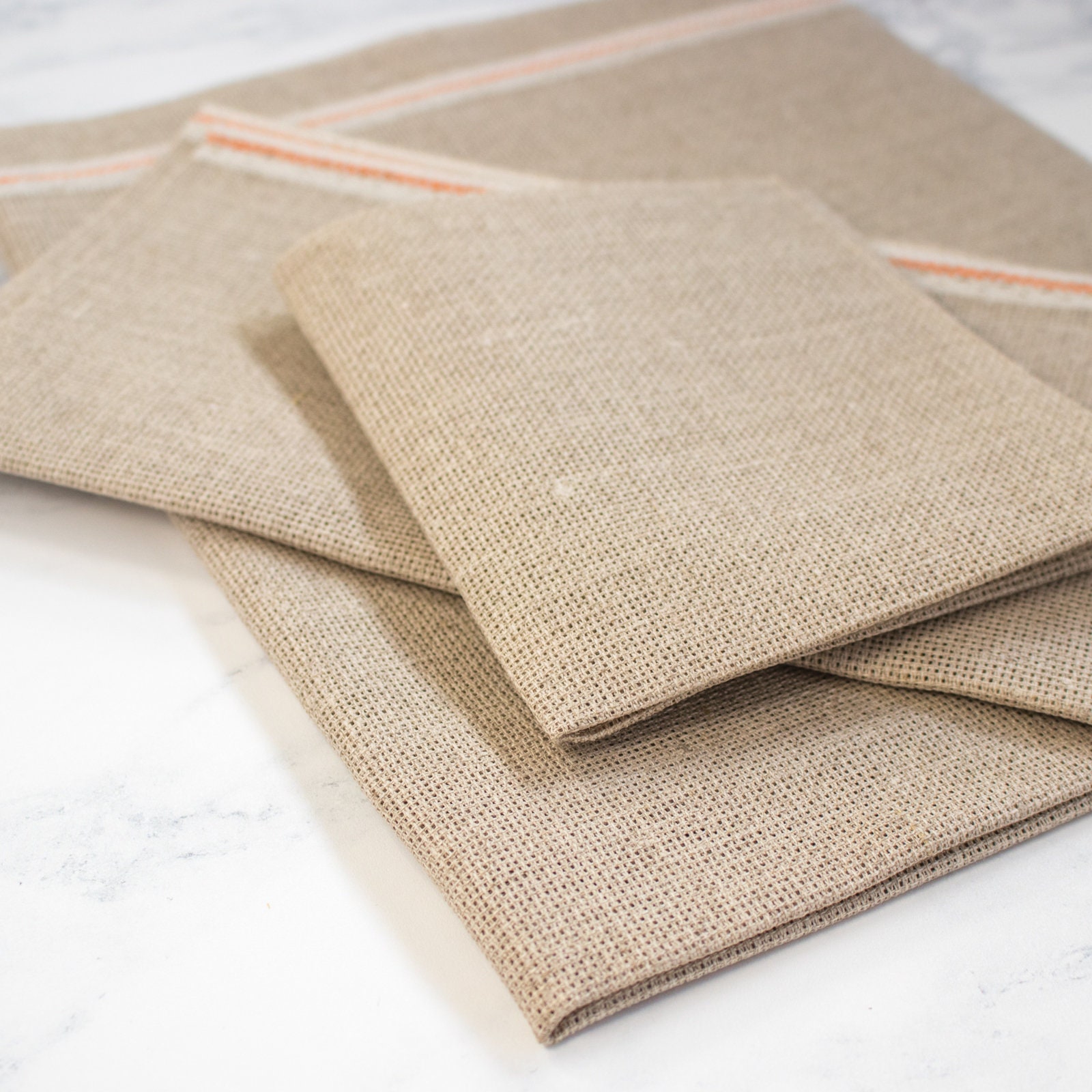 AIDA 18 Count Raw Natural Aida | Cross Stitch Fabric, 18ct Burlap Aida ...