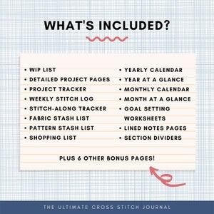 Ultimate Cross Stitch Planner - UNDATED Version | Printable Cross ...