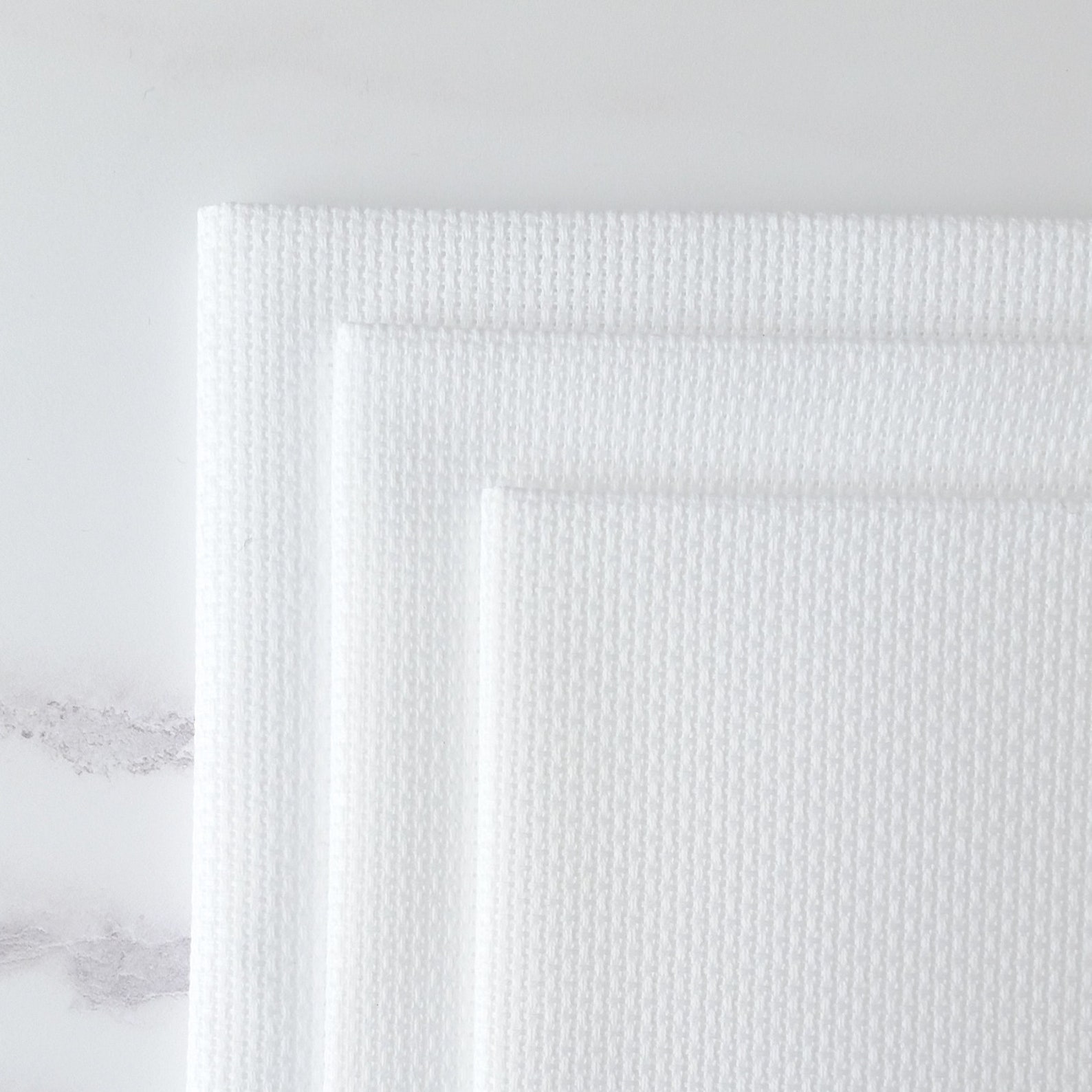 AIDA 14 Count White Fabric | Cross Stitch Fabric, 14ct True White Aida ...