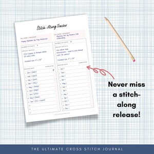 Ultimate Cross Stitch Planner - UNDATED Version | Printable Cross ...