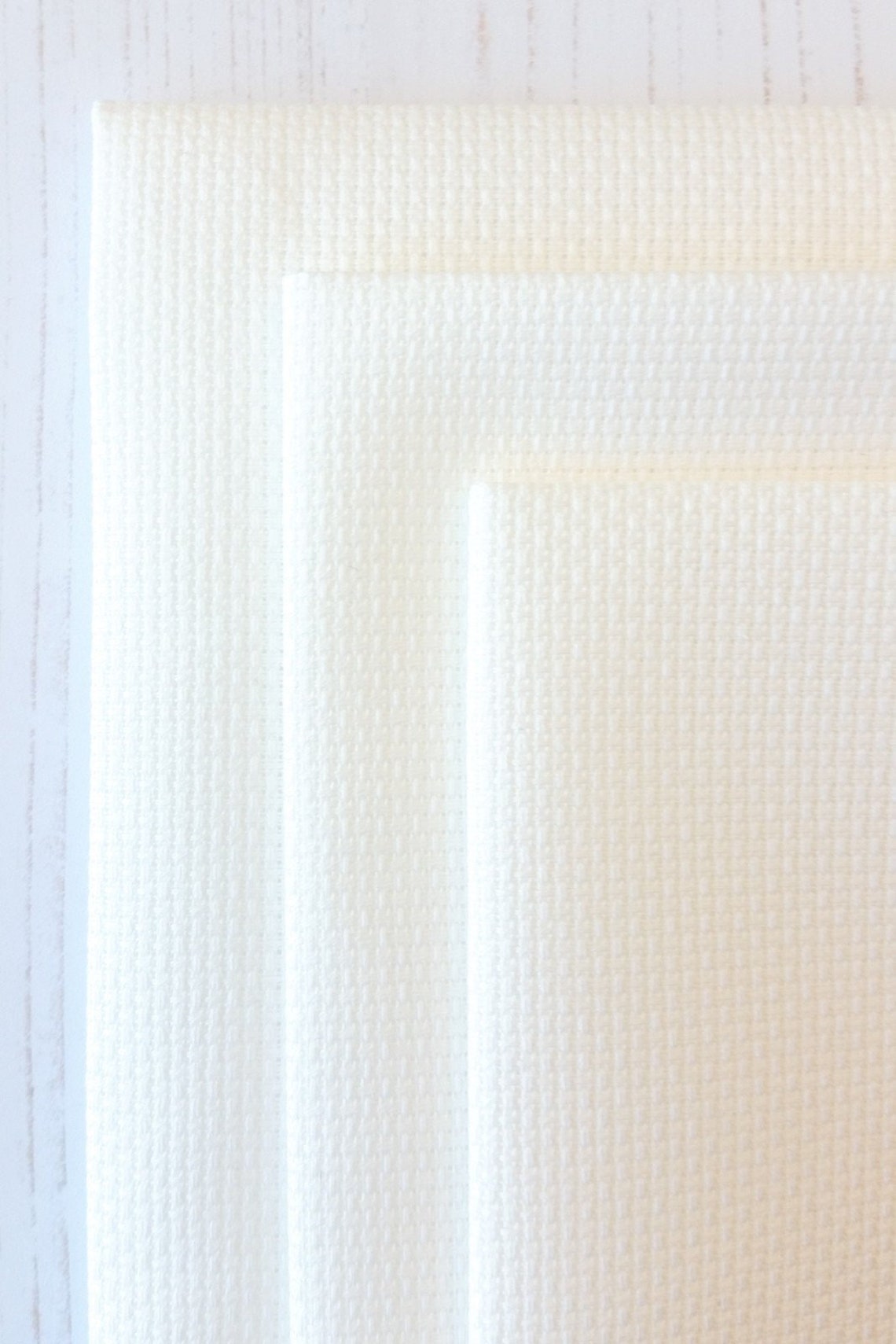 AIDA 18 Count Antique White Fabric | Cross Stitch Fabric, 18ct off ...