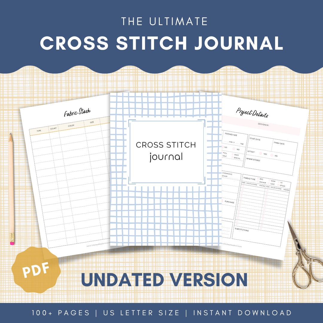 Ultimate Cross Stitch Planner - UNDATED Version | Printable Cross ...