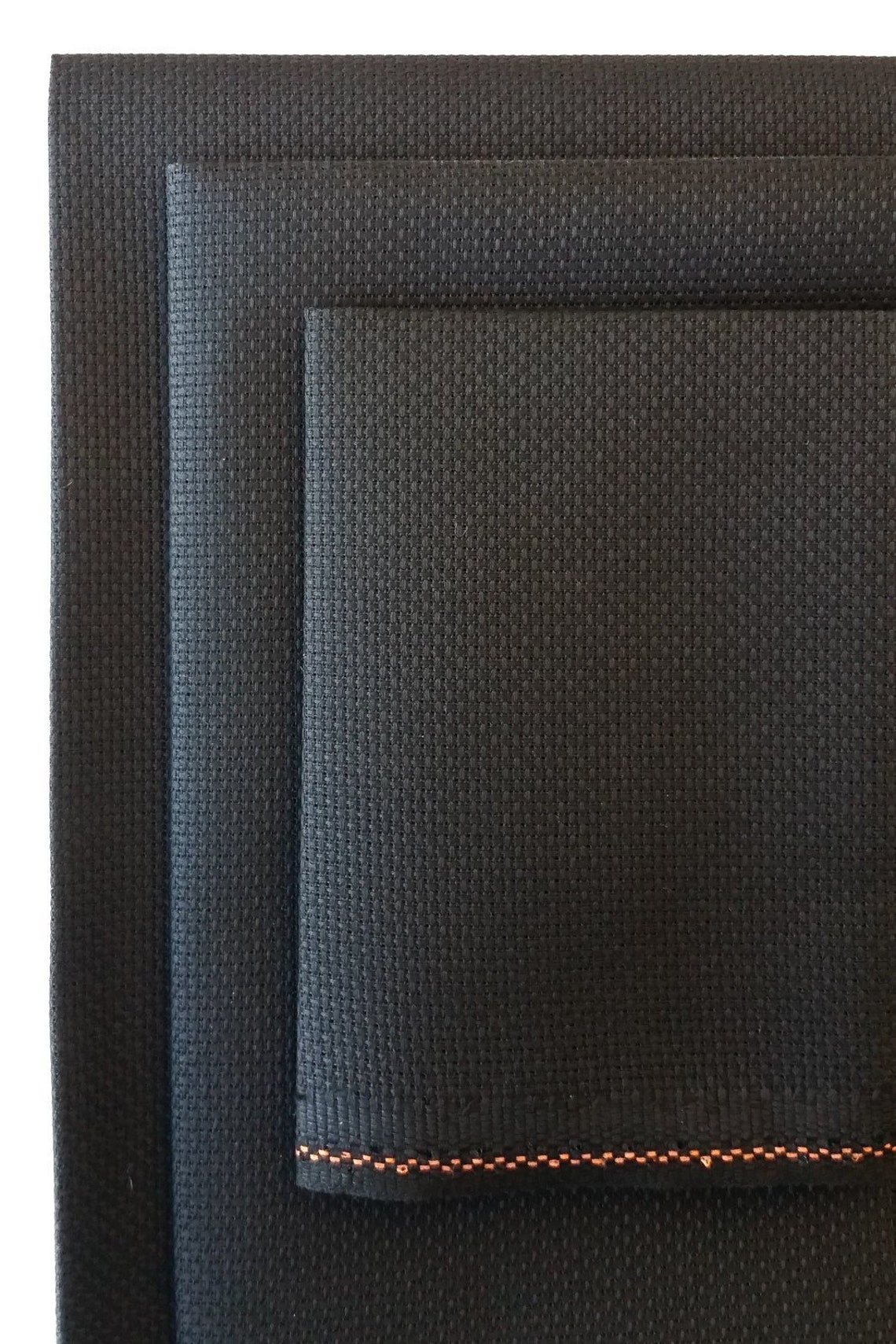 AIDA 16 Count Black Fabric | Cross Stitch Fabric, 16ct Black Aida Cloth ...