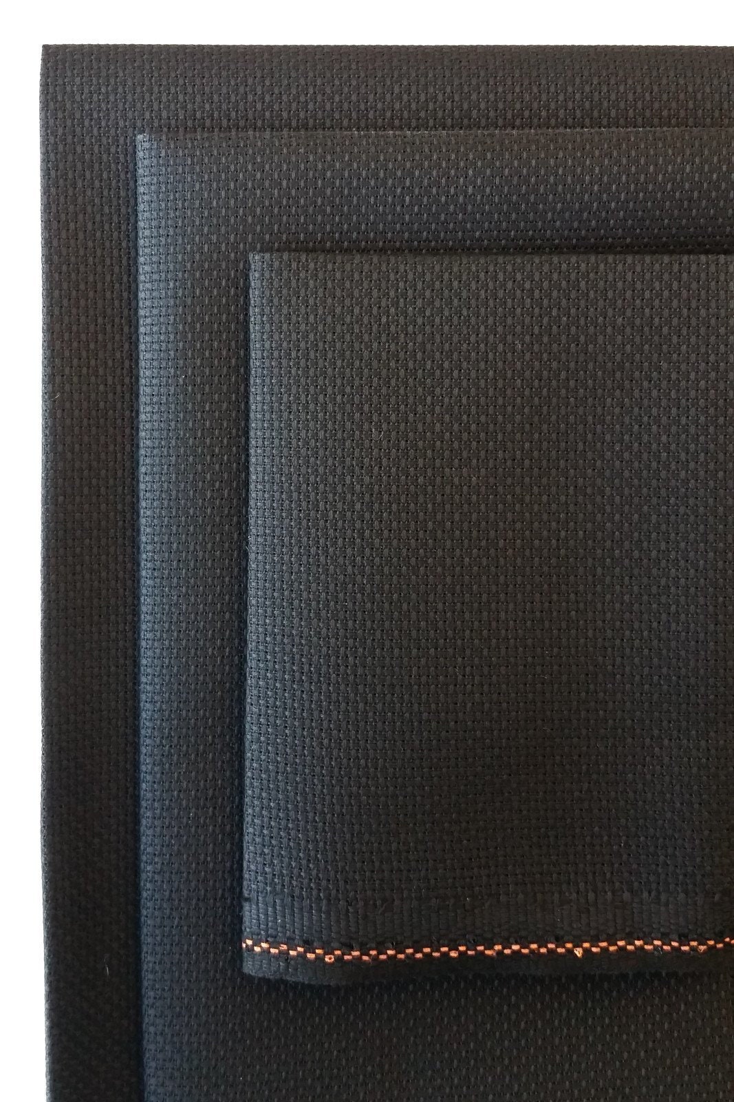 AIDA 18 Count Black Fabric | Cross Stitch Fabric, 18ct Black Aida Cloth ...