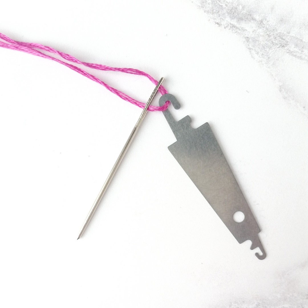Needle Threader for Cross Stitch and Embroidery Loran No Wire Needle ...